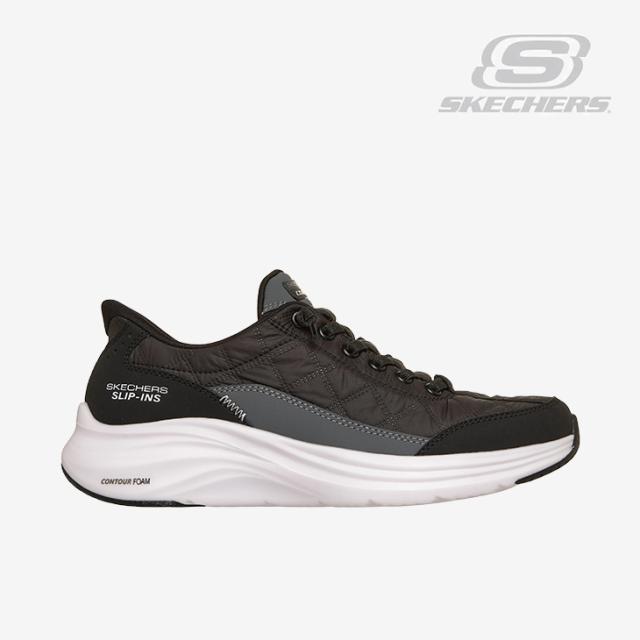 ・SKECHERS｜W Slip-Ins Contour Foam Cozy Fit/ スケッチャーズ/スリップインズ コンツアー フォーム コージー フィット/ブラック #