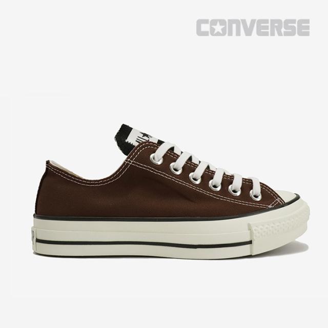 ・CONVERSE｜Japan Made Canvas All Star Ox/ コンバース/ジャパン メイド キャンバス オールスター オックス/ダークブラウンｘブラック #