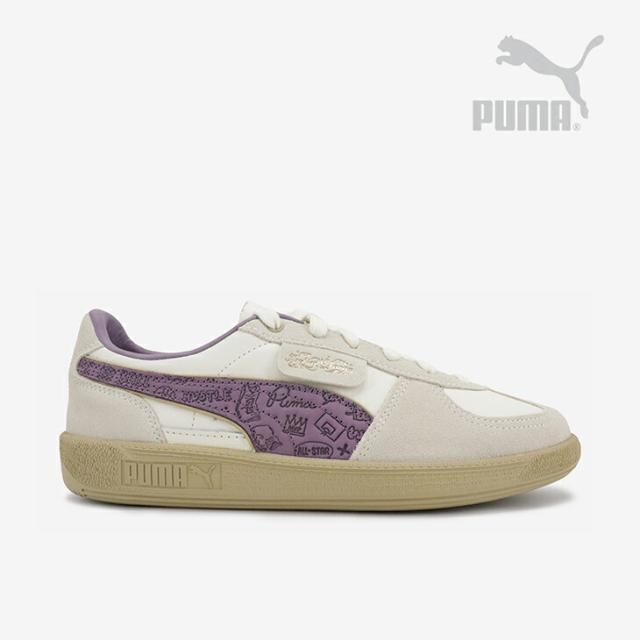 ・PUMA｜ｘSophia Chang Palermo/ プーマ/ソフィア チャン パレルモ レザー/フロステッドアイボリーｘパープル #