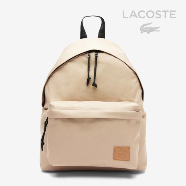 LACOSTE｜Casual Clock Daypack Leather Patch Laptop 15/ ラコステ