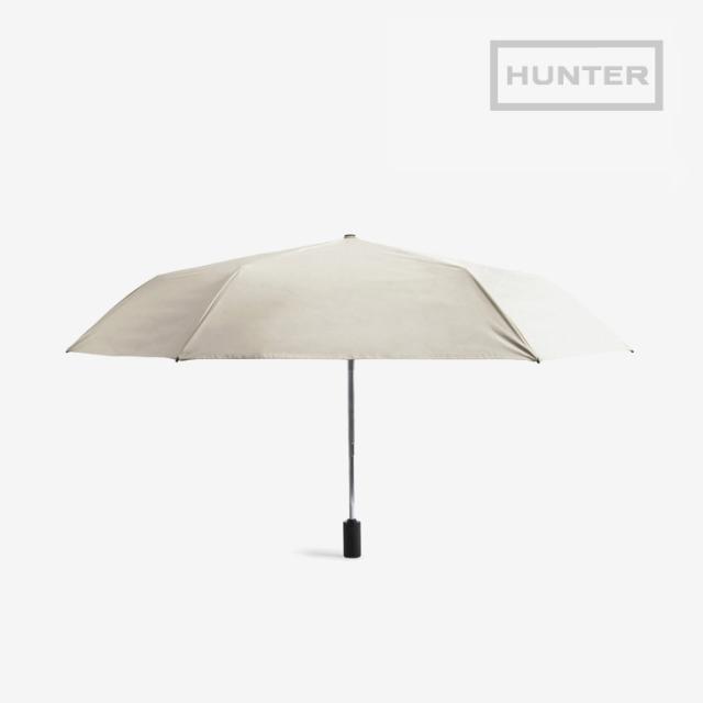 ・HUNTER｜Auto Compact Umbrella All Weather 55cm Umbrella/ ハンター/オート コンパクト アンブレラ オール ウェザー 55cm UVカット/ホワイトウィロー #