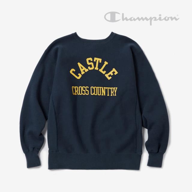 ｀CHAMPION｜True To Archives Reverse Weave Crew Neck Sweatshirt Castle/ チャンピオン/トゥルー トゥ アーカイブス リバース ウィーブ クルー ネック スウェットシャツ キャッスル/ネイビー #