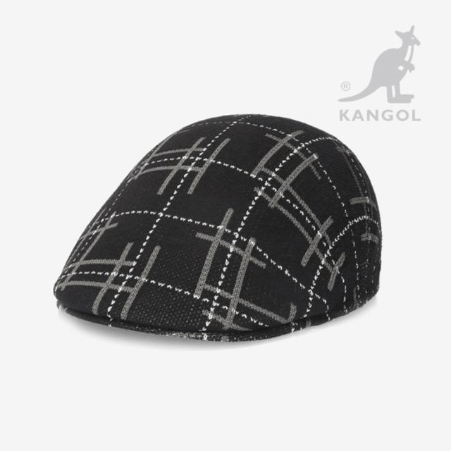 ・KANGOL｜Broken Tartan 507 Hunting Jacquard Check/ カンゴール/ブロークン タータン ハンチング ジャガード チェック/ブラックマルチ #