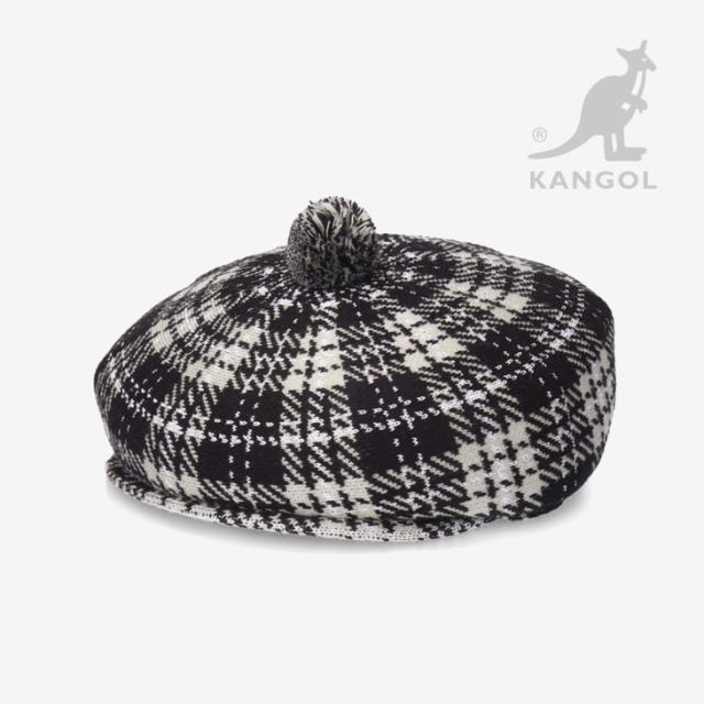 ・KANGOL｜New Heritage Flat Cap Hunting/ カンゴール/ニュー ヘリテージ フラット キャップ ハンチング/ブラックチェック #