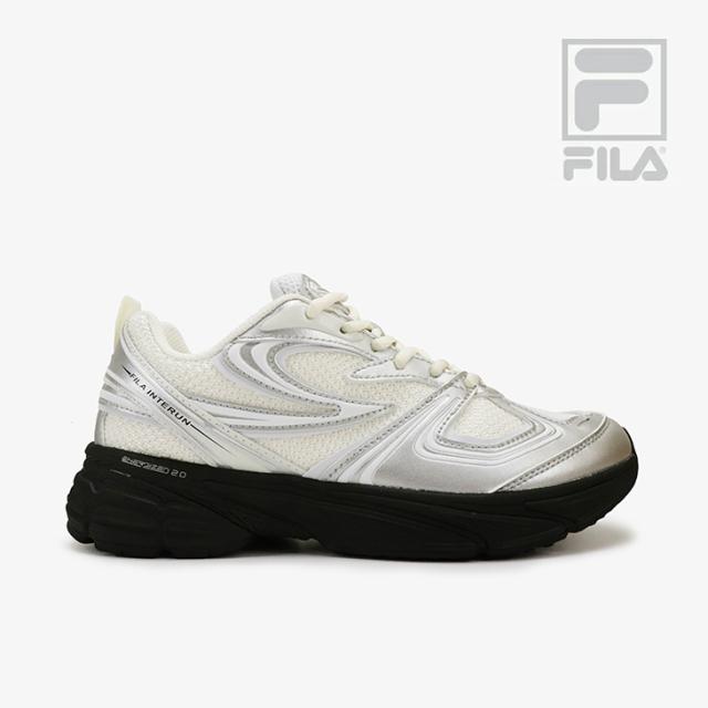 ・FILA｜Interun Mesh llic/ フィラ/インテラン/グレーｘホワイト #