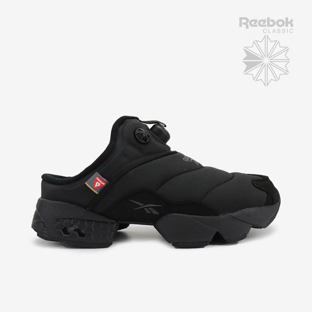 ・REEBOK｜Instapump Fury Mule Primaloft/ リーボック/インスタポンプ フューリー ミュール プリマロフト/ブラックｘブラック #