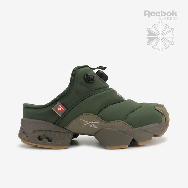 ・REEBOK｜Instapump Fury Mule Primaloft/ リーボック/インスタポンプ フューリー ミュール プリマロフト/グリッドグリーンｘグリーン #