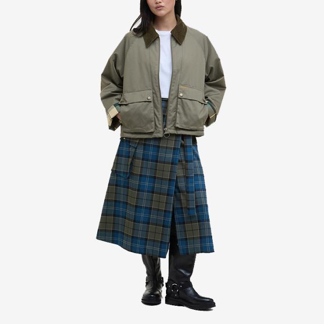 ・BARBOUR｜Winnie Casual Wadded Jacket/ バブアー/ウィニー カジュアル ウォデッド ジャケット/ダスキーカーキ # BARBOUR｜Winnie Casual Wadded Jacket/ バブアー/ウィニー カジュアル