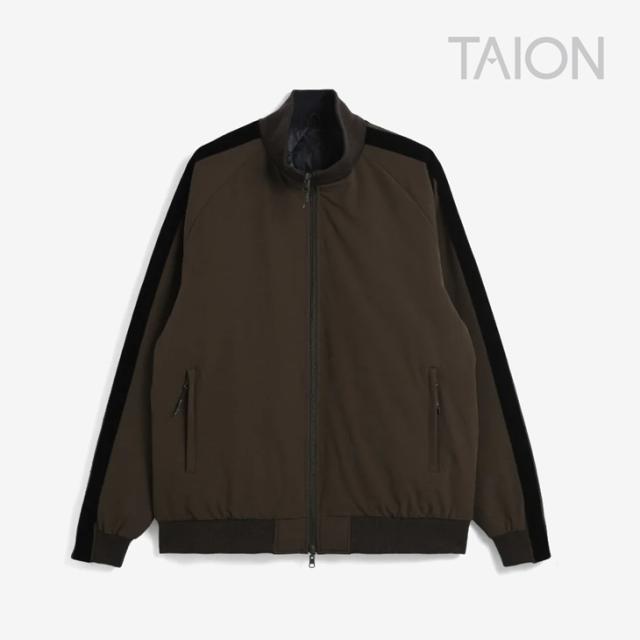 ・TAION｜Japan Special Track Down Jacket/ タイオン/ジャパン スペシャル トラック ダウン ジャケット/ダークチョコ #