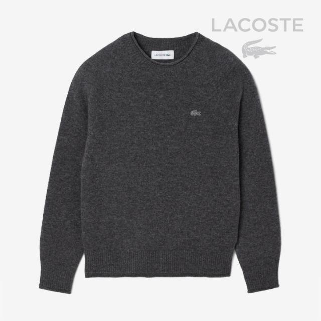 ・LACOSTE｜W 3D Knitting Seamless Sweater/ ラコステ/3D ニッティング シームレス セーター/グレー #