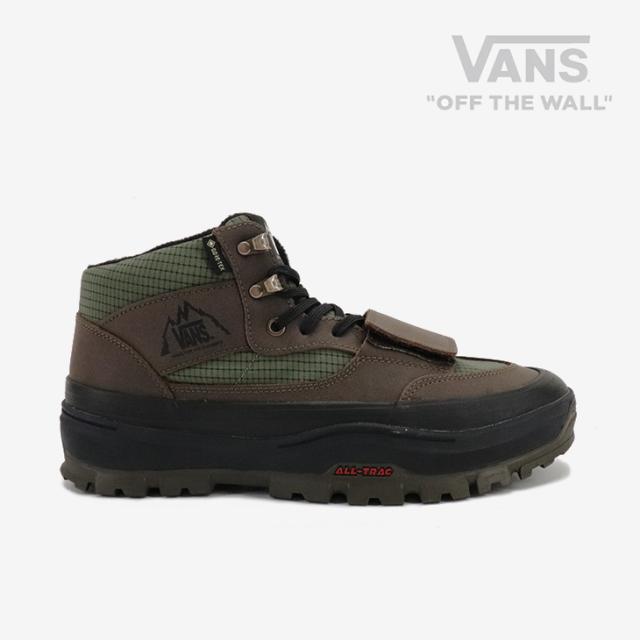 ・VANS｜MTE Mountain Edition Mid Gore-Tex Insulated/ ヴァンズ/マウンテン エディション ミッド ゴアテックス インシュレーテッド /ダークグリーンｘダークブラウン #