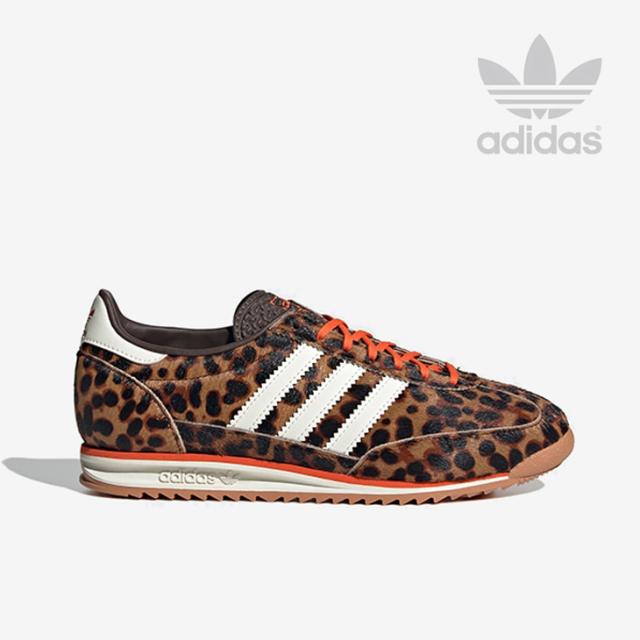 ｀ADIDAS Originals｜W SL 72 OG Pony Hair Leopard/ アディダス/SL72 クラシック ランニング オリジナル ポニー ヘアー ハラコ レオパード/ダークブラウンｘオフホワイト #