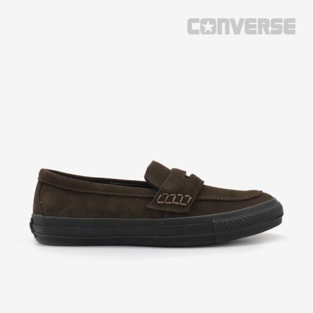 ｀CONVERSE｜All Star Coin Loafer Suede/ コンバース/オールスター  ローファー スエード/ダークブラウンｘブラック #