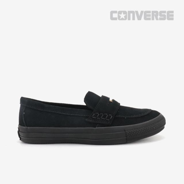 ・CONVERSE｜All Star Coin Loafer Suede/ コンバース/オールスター  ローファー スエード/ブラックｘブラック #