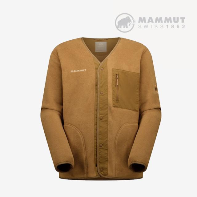 ・MAMMUT｜Moon Stone Hybrid Mid Layer Cardigan AF Polartec Fleece/ マムート/ムーンストーン ハイブリッド ミッドレイヤー カーディガン アジアン ポーラテックフリース/クレイストーン #