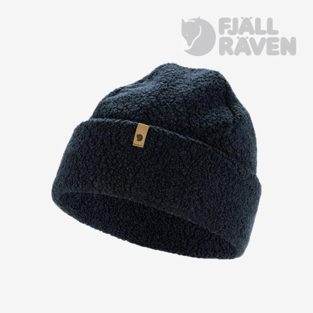 ・FJALLRAVEN｜Kaitum Beanie Merino Wool Fleece Liner/ フェールラーベン/カイタム ビーニー メリノ ウール フリース インナー/ダークネイビー #