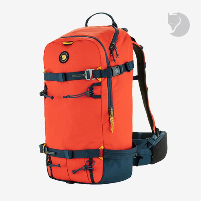 ・FJALLRAVEN｜Bergtagen Touring 30 M-L Backpack/ フェールラーベン/バーグターゲン ツーリング 30 M-L バックパック/フレイムオレンジｘマウンテンブルー #