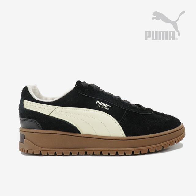 ・PUMA｜Palermo Alpino SD Suede Lug Sole/ プーマ/パレルモ アルピーノ スエード ラグ ソール/ブラックｘウォームホワイト #