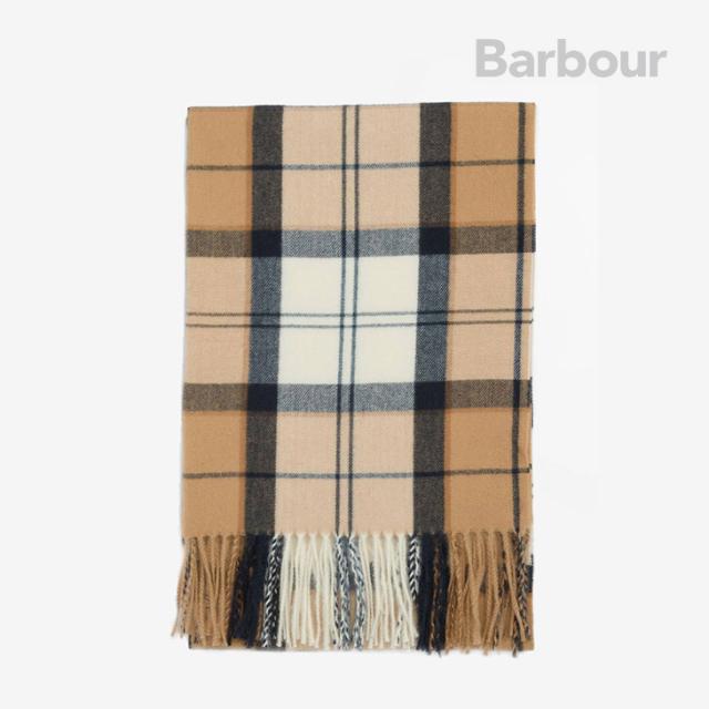 ・BARBOUR｜Hailes Tartan Scarf Wrap/ バブアー/ヘイルズ タータンスカーフ/ヘッセンネイビー #