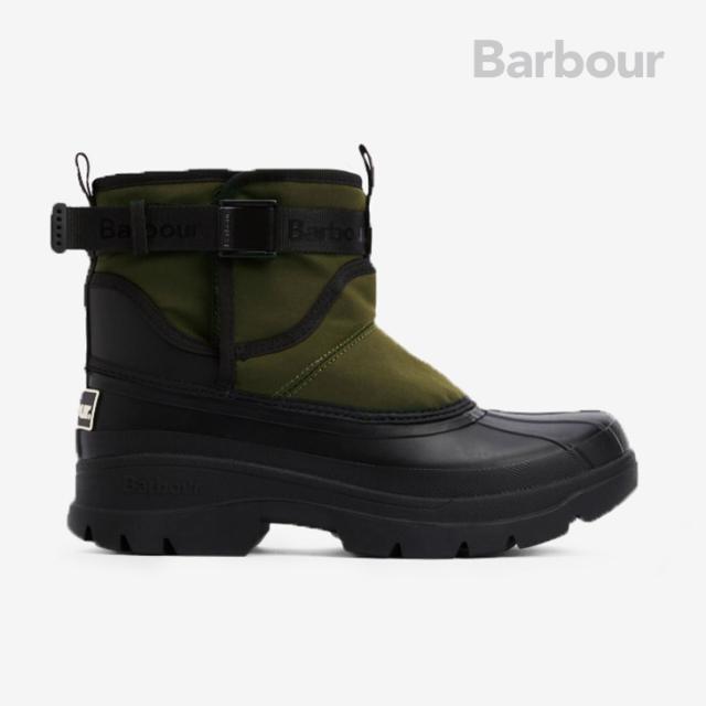 ・BARBOUR｜W Braybourn Duck Boot Wellingtons  Boot/ バブアー/ブレイボーン ダックブーツ ウェリントン スノー ブーツ/オリーブｘブラック #