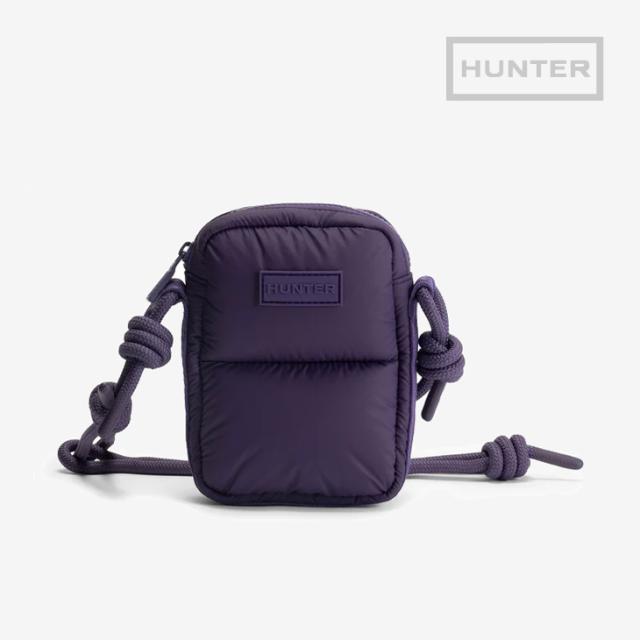 ・HUNTER｜W Intrepid Extra Puffed Phone Pouch/ ハンター/イントレピッド エクストラ パフド スマホ ポーチ/リッチパープル #