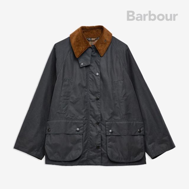 ・BARBOUR｜W Bedale Waxed Jacket Oversized Fit/ バブアー/ビデイル ワックス ジャケット オーバーサイズ フィット/グレーｘドレス #