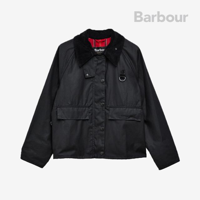 ・BARBOUR｜W Spey Waxed Jacket/ バブアー/スペイ ワックス ジャケット/ブラックカーディナル #