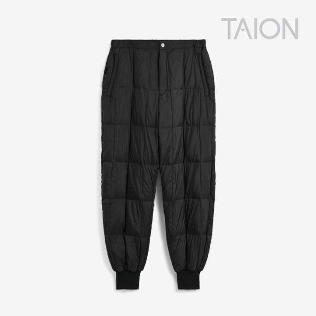 ・TAION｜Work Rib Down Pants Cordura/ タイオン/ワーク リブ ダウン パンツ/ブラック #