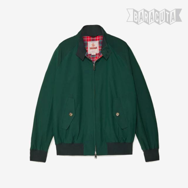 ・BARACUTA｜G9 Original Cloth Harrington Jacket/ バラクータ/G9 オリジナル クロス ハリントン ジャケット スイングトップ/レーシンググリーン #
