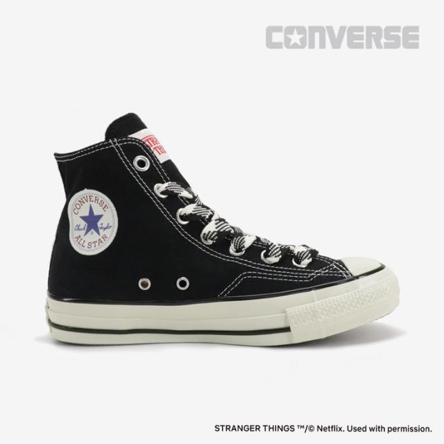 ・CONVERSE｜ｘStranger Things 5 All Star Aged 87 CL Hi/ コンバース/ストレンジャー シングス 5 オール スター エイジド 87 キャラクターラベル ハイ キャンバス/ブラック #