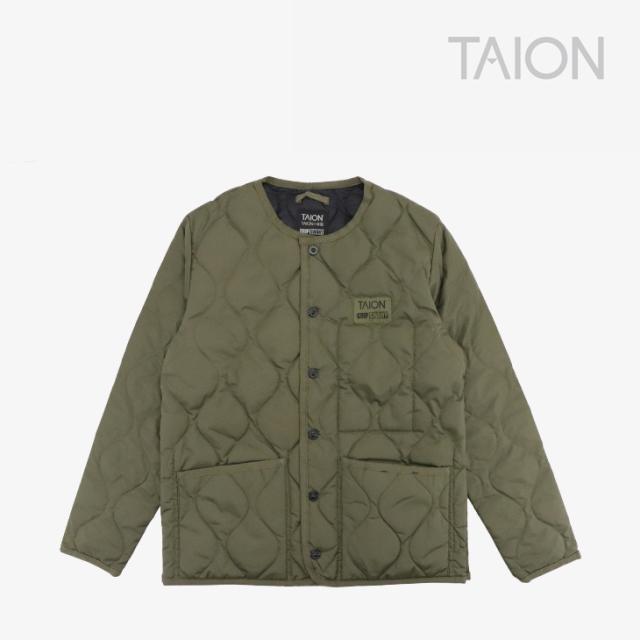 ・TAION｜ｘGripswany Millitary Reversible Down Jacket Ripstop/ タイオン/グリップスワニー リバーシブル ダウン ジャケット リップストップ/ダークオリーブｘブラック #