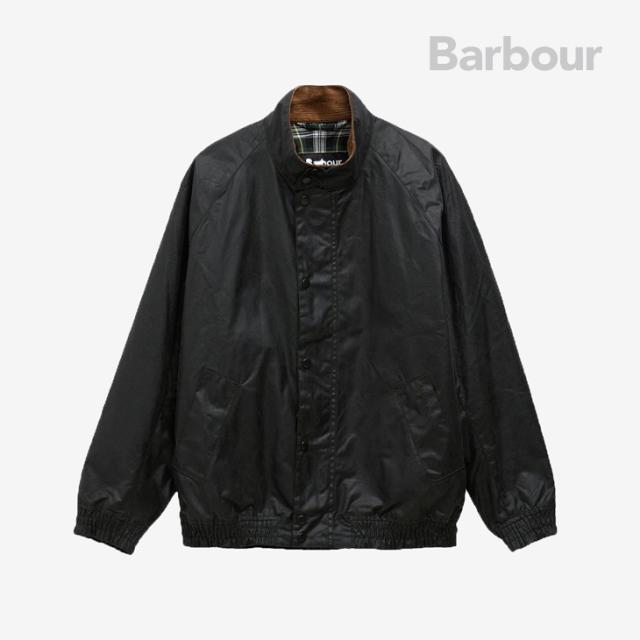 ・BARBOUR｜Transport Blouson Stand Collar Waxed Jacket/ バブアー/トランスポート ブルゾン スタンド カラー ワックス ジャケット/セージグリーン #