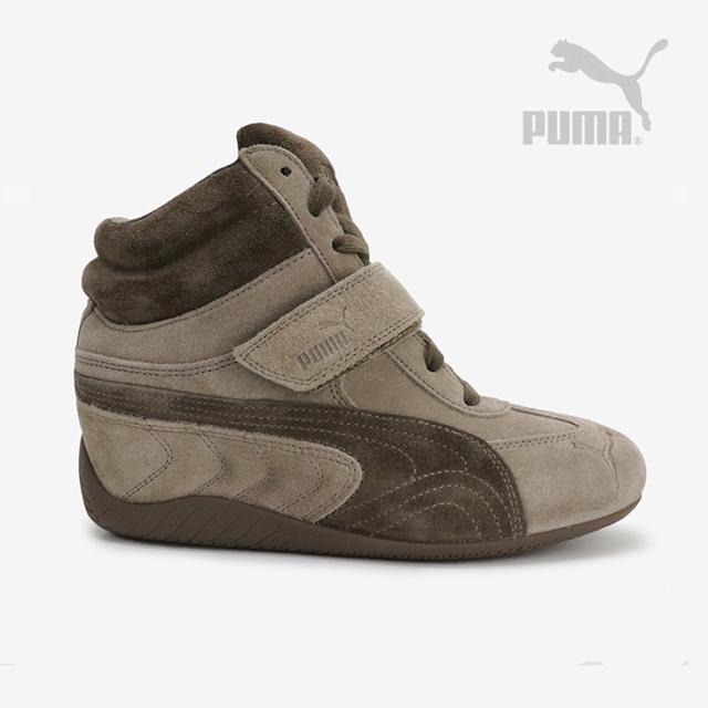 ・PUMA｜W Speedcat Wedge Heel Lux Suede/ プーマ/スピードキャット ウェッジ スエード/トータリートープｘチョコレート #