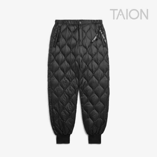 ・TAION｜Military Down Pants Soft Shell/ タイオン/ミリタリー ダウン パンツ ソフト シェル/ブラック #