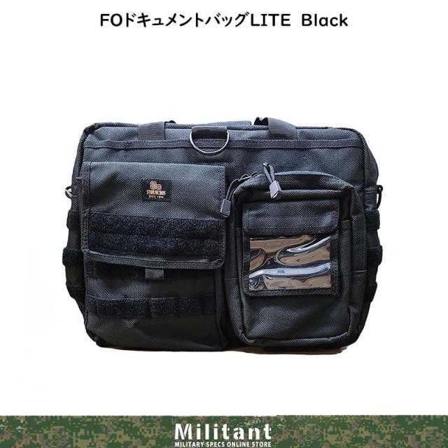 FOドキュメントバッグ Mini 黒