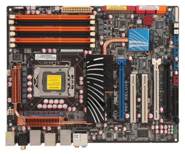 ASUS P6T Deluxe LGA 1366 Intel X58 ATX Intel Motherboard 中古の通販はau PAY ...