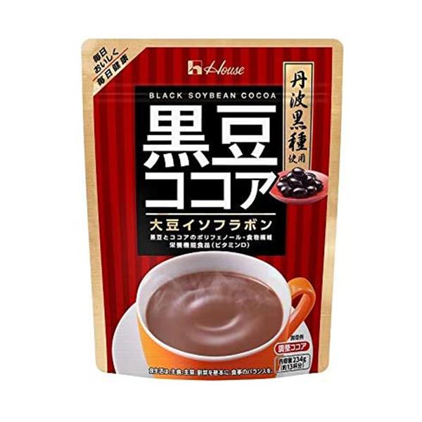 ハウスウェルネスフーズ 1杯で黒豆40粒分のイソフラボン 黒豆ココア 234g 大豆 イソフラボン 粉末 ポリフェノール 食物繊維の通販はau ...