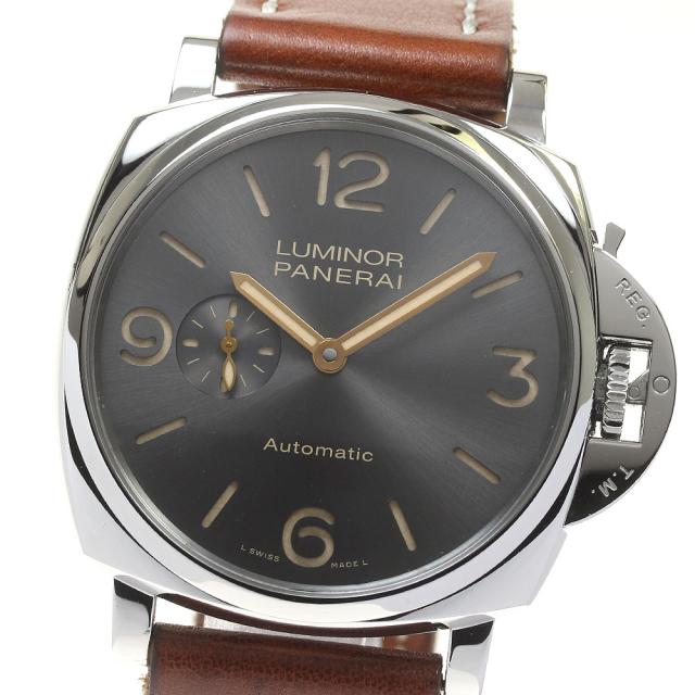 パネライ PANERAI PAM00739 ルミノール ドゥエ 3デイズ オートマティック アッチャイオ 自動巻き メンズ _816488の ...