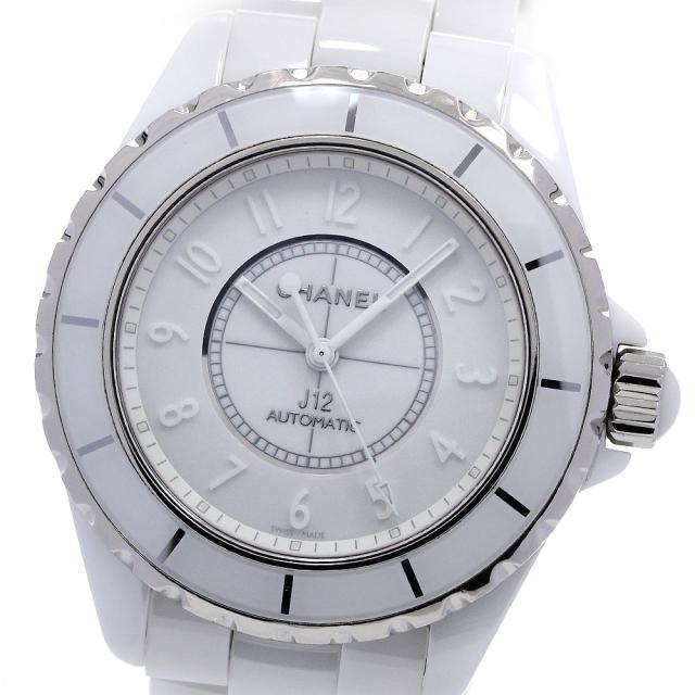 シャネル CHANEL H3443 J12 ホワイトファントム 自動巻き メンズ _846881の通販はau PAY マーケット ...