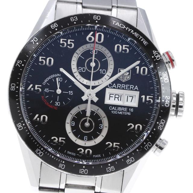訳あり タグホイヤー TAG HEUER CV2A10.BA0796 カレラ キャリバー16 クロノグラフ デイデイト 自動巻き メンズ ...