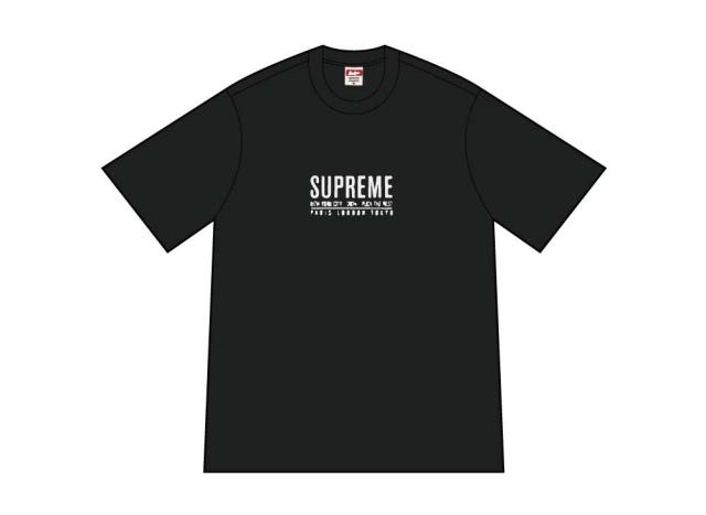 Supreme Paris Tee Black シュプリーム パリ Tシャツ ブラック