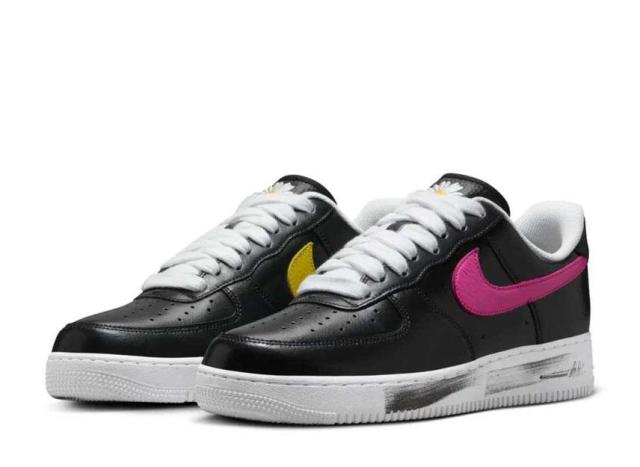 PEACEMINUSONE × Nike Air Force 1 Low 07 Para-Noise 3.0 Black and MultiColor G-DRAGON ピースマイナスワン × ナイキ エアフォース1 ロー 07 パラノイズ3.0 ブラック アンド マルチカラー ジードラゴン
