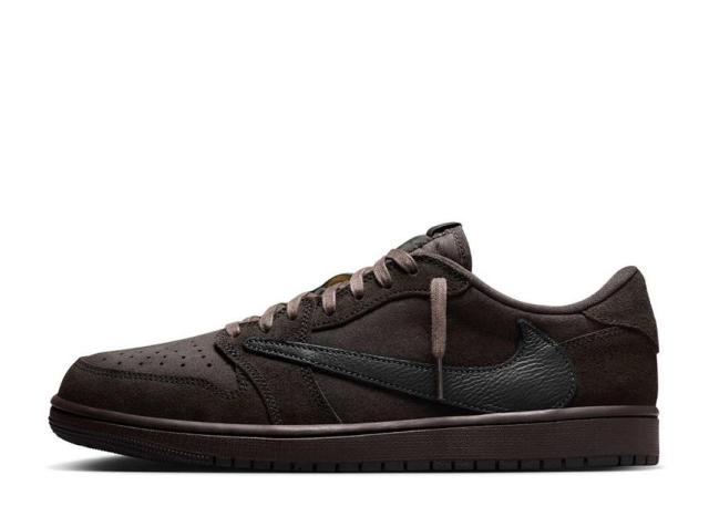 Travis Scott × Nike Air Jordan 1 Low OG SP Velvet Brown and Dark Mocha トラヴィススコット × ナイキ エアジョーダン1 ロー OG SP ベルベットブラウン アンド ダークモカ