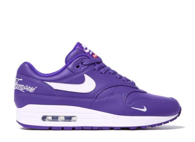 Supreme × Nike Air Max 1 87 SP Purple シュプリーム × ナイキ エアマックス1 87 SP パープル