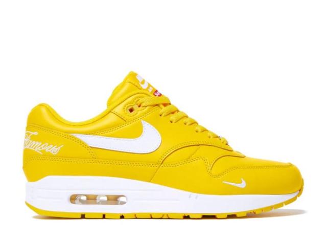 Supreme × Nike Air Max 1 87 SP Yellow シュプリーム × ナイキ エアマックス1 87 SP イエロー