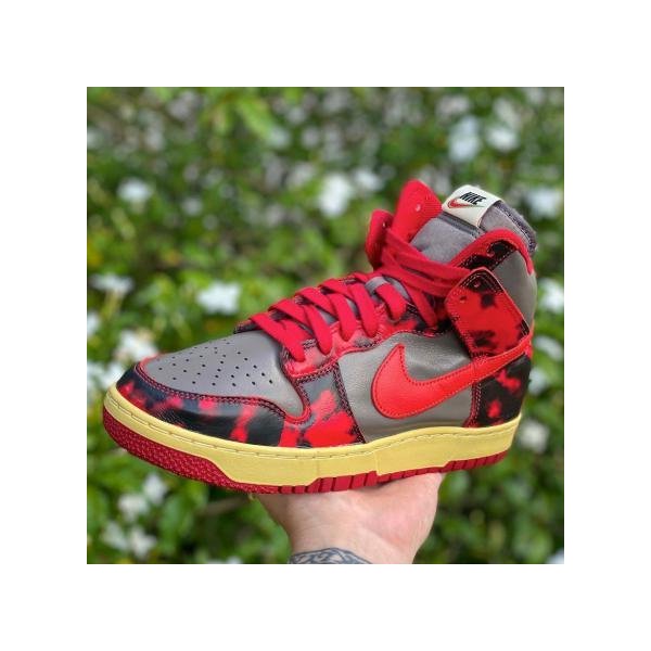 ダンク ハイ レッド アシッドウォッシュ NIKE DUNK HIGH RED ACID WASH 正規品 全国送料無料