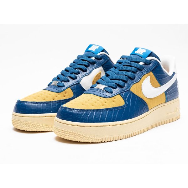 アンディフィーテッド×ナイキ エアフォース1 ブルー イエロー UNDEFEATED×NIKE AIR FORCE 1 LOW BLUE YELLOW 正規品 全国送料無料