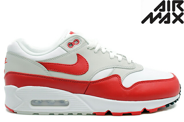 NIKE W AIR MAX 90/1 AQ1273-100 WHITE/UNIVERSITY RED-NEUTRAL GREY-BLACK ナイキ ウィメンズ エア マックス 90 1 ホワイト レッド ニュートラル グレー 限定 メンズ レディース スニーカー