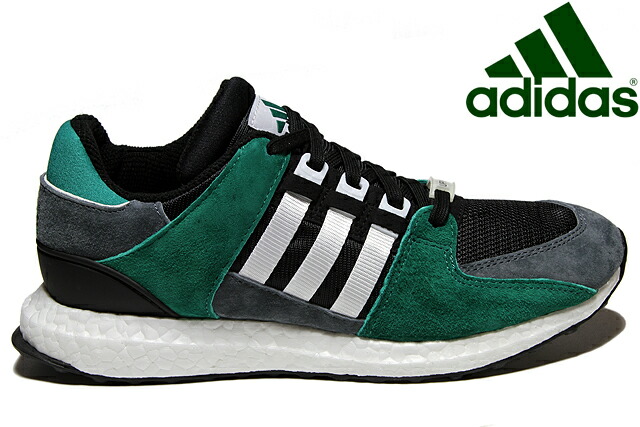 adidas Originals EQT RUNNING SUPPORT 93/16 S79923 BLACK/WHITE/SUBGREEN アディダス オリジナルス エキップメント EQUIPMENT ブースト ブラック グリーン メンズ スニーカー 復刻 ランニング