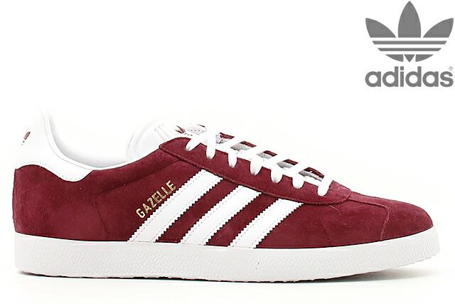 adidas Originals GAZELLE B41645 BUR/WHT/WHT アディダス オリジナルス ガッツレー ガゼル バーガンディ ランニングホワイト メンズ レディース スニーカー